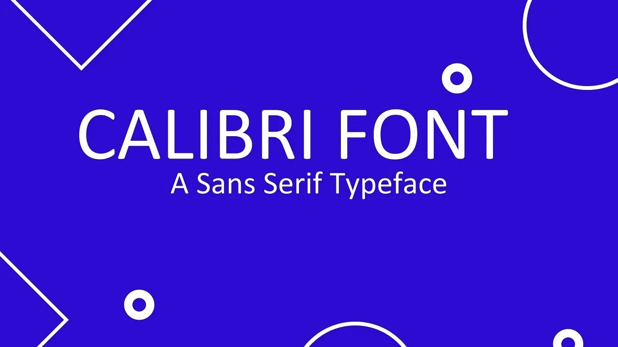 Calibri Font - Kiwi Fonts