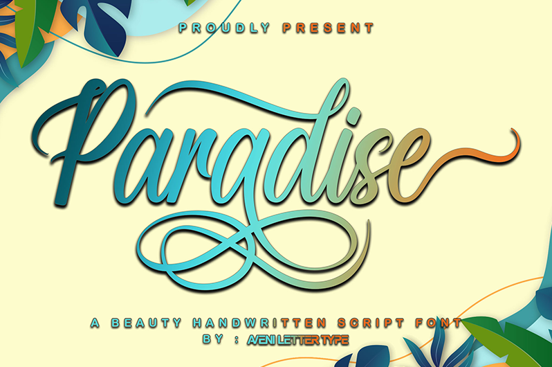 Paradise Love Font - Kiwi Fonts