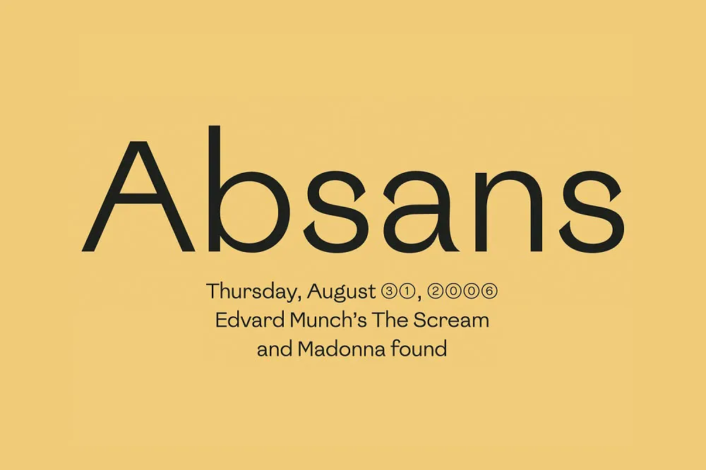 Absans Font - Kiwi Fonts