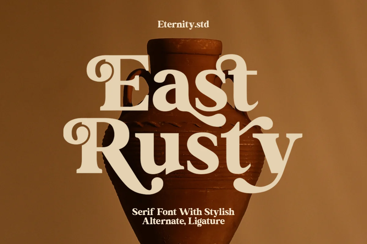East Rusty Font - Kiwi Fonts