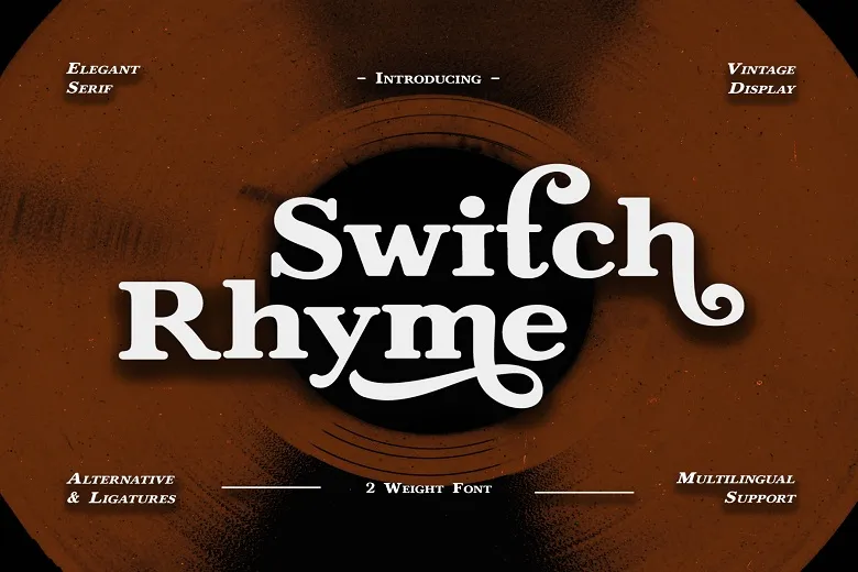 Switch Rhyme Font - Kiwi Fonts