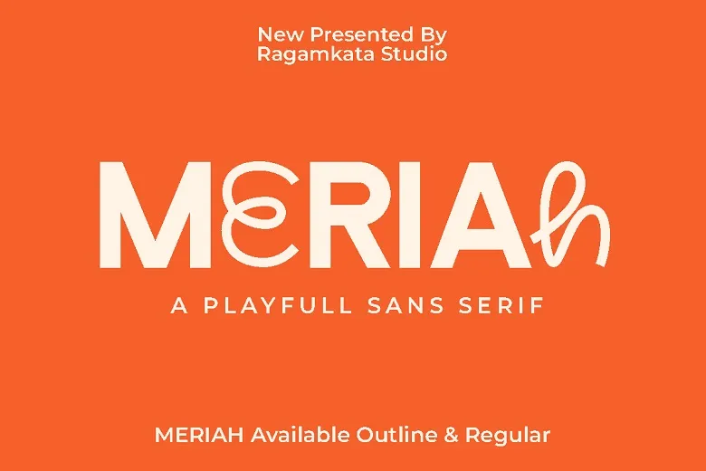 Meriah Font - Kiwi Fonts