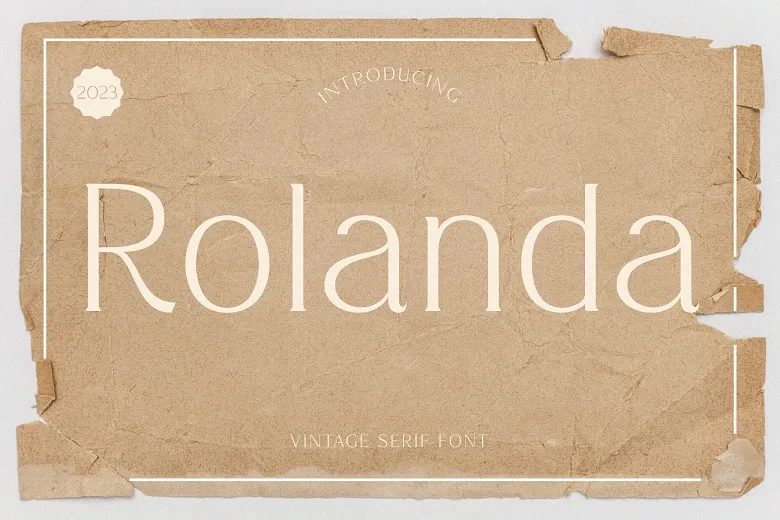 Rolanda Font - Kiwi Fonts