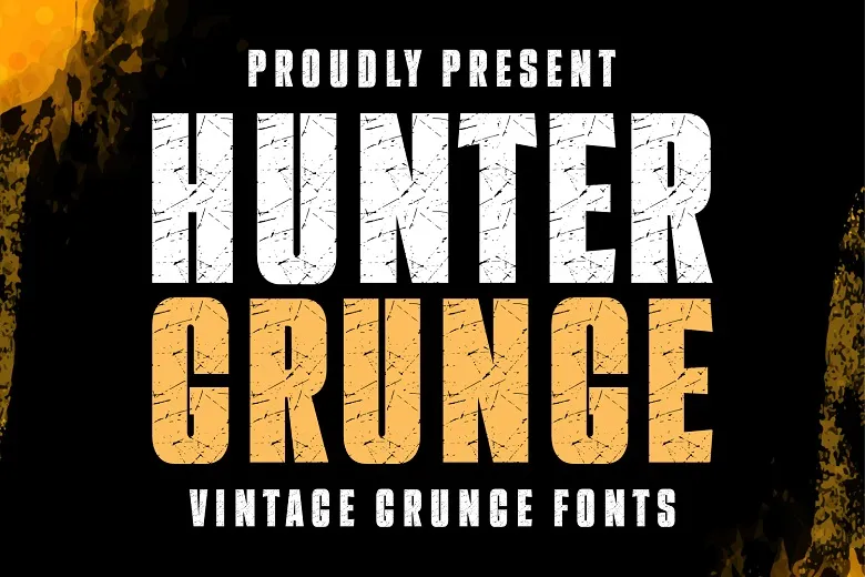 Hunter Grunge Font - Kiwi Fonts