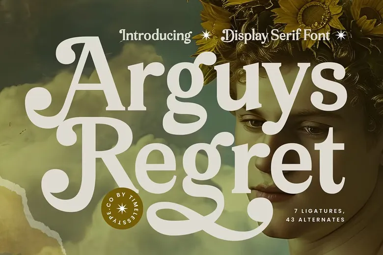 Arguys Regret Font - Kiwi Fonts