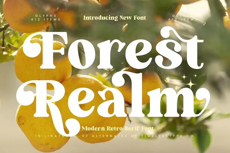 Forest Realm Font - Kiwi Fonts