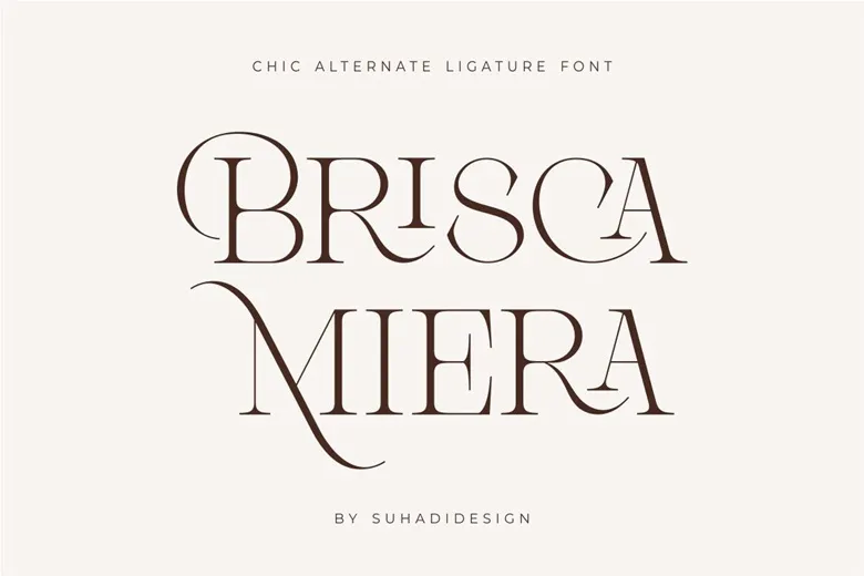 Brisca Miera Font - Kiwi Fonts