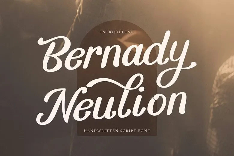Bernady Neulion Font - Kiwi Fonts