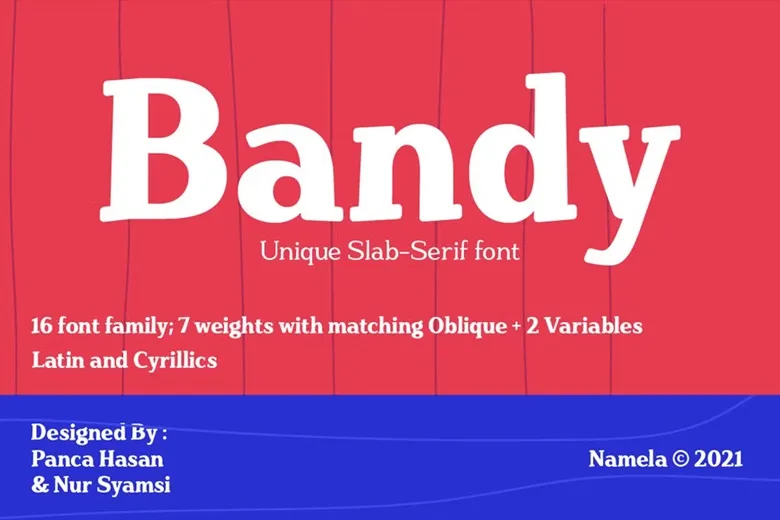 Bandy Font - Kiwi Fonts