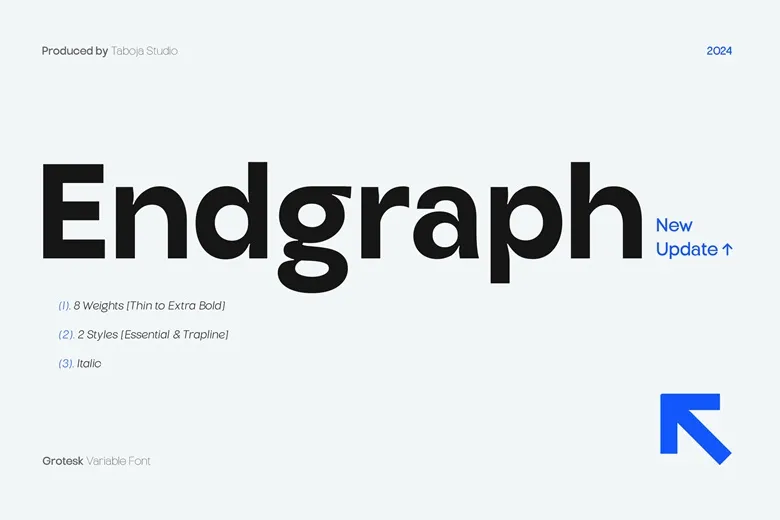 Tbj Endgraph Essential and Trapline Font - Kiwi Fonts