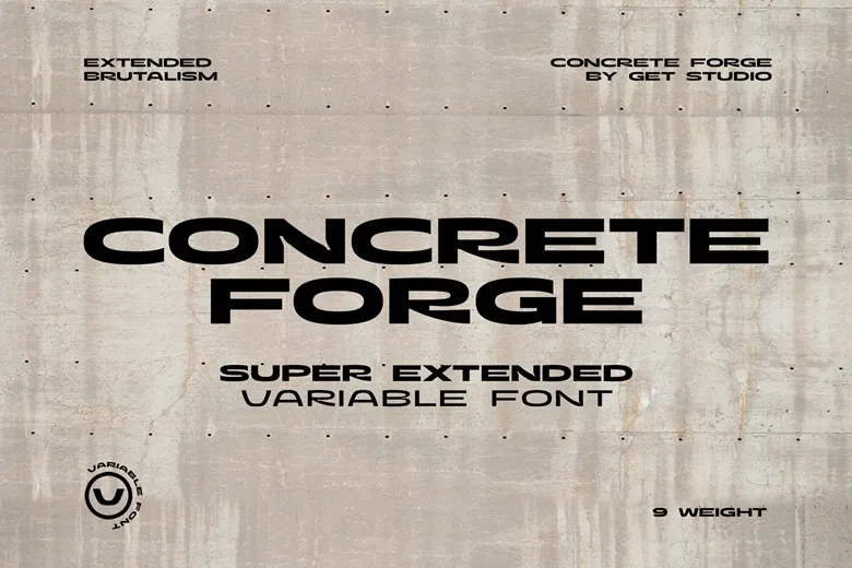 Concrete Forge Font - Kiwi Fonts