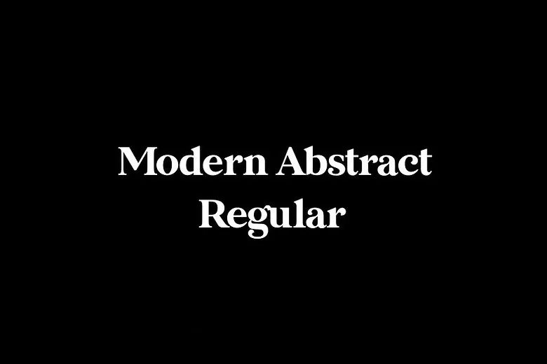 Modern Abstract Font - Kiwi Fonts
