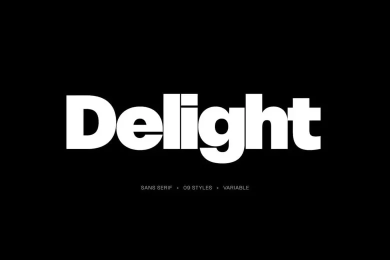 Delight Font Family - Kiwi Fonts