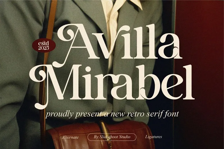 Avilla Mirabel Font - Kiwi Fonts